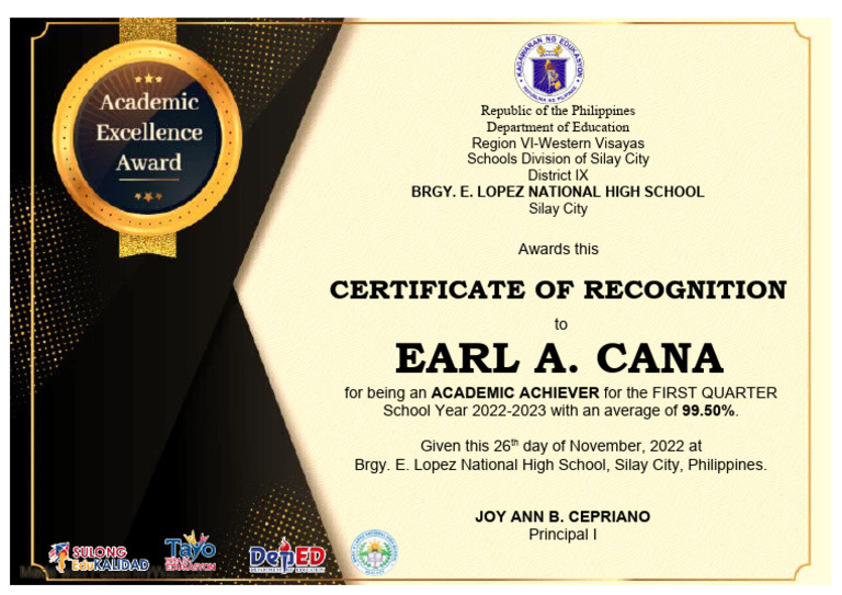 certificate-of-recognition-achievement-2022 | PDF