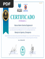 Certificado de La Ops | PDF