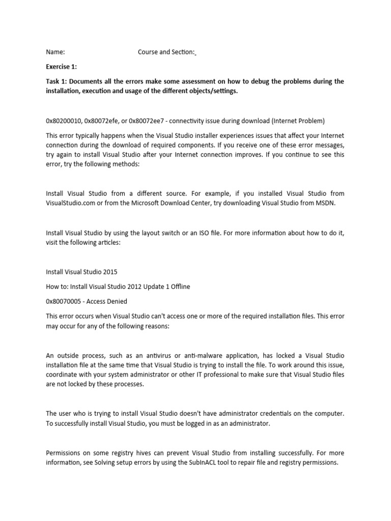 TAsk 1 | PDF | Computer File | Installation (Computer Programs)