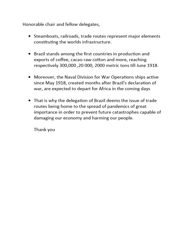 Brazil - Trade Routes | PDF