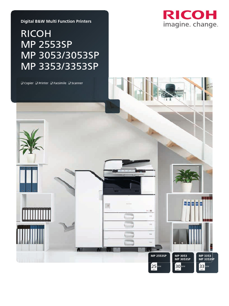 Ricoh MP 2553 Folleto | PDF