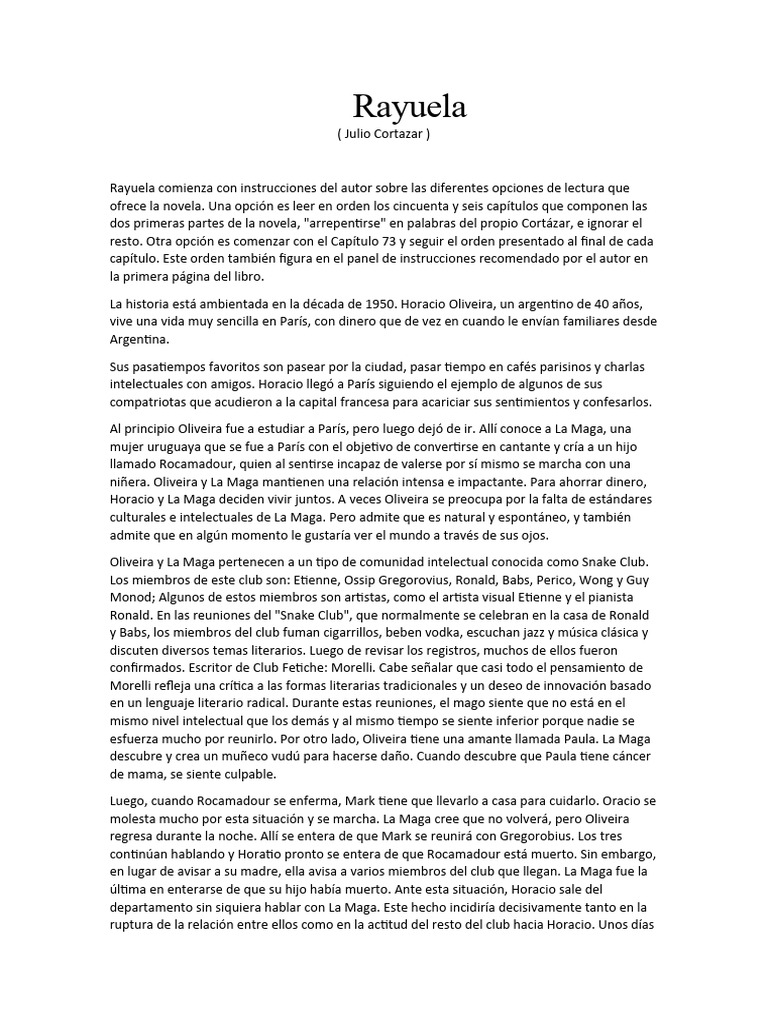 Rayuela | PDF