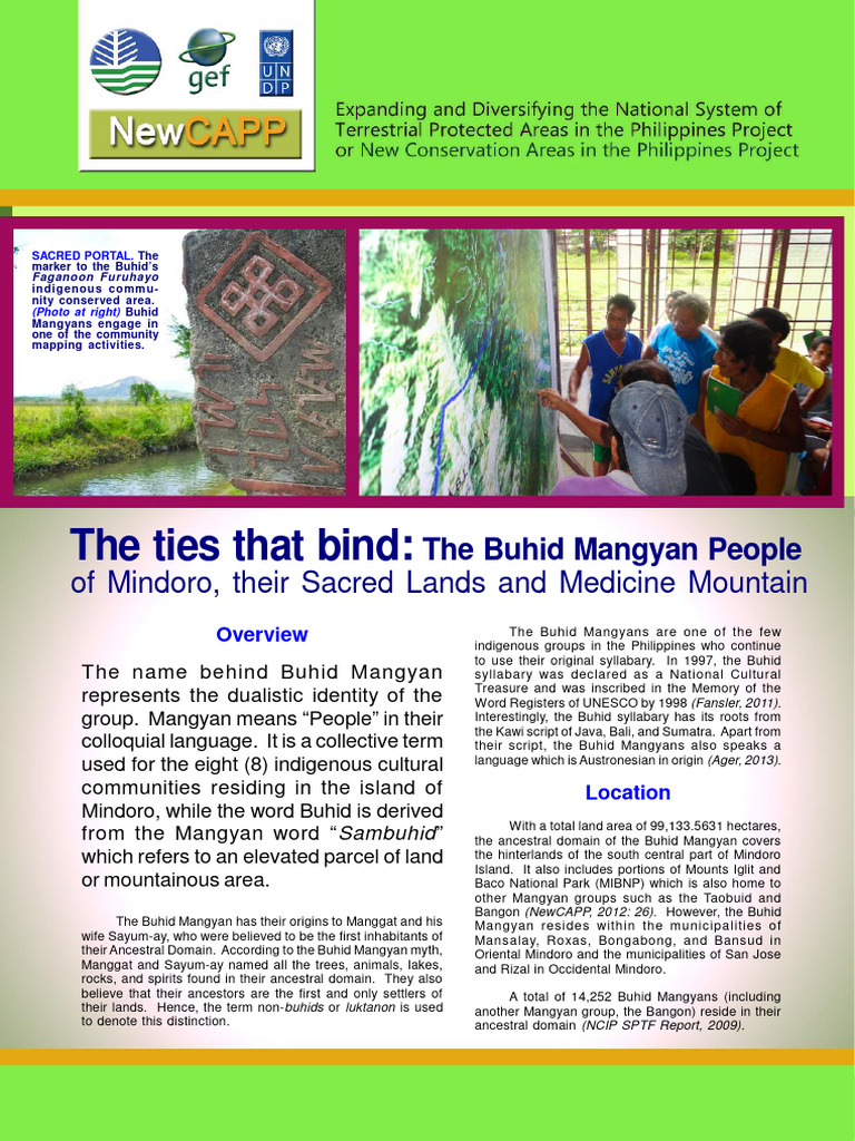 Buhidmangyan 1 | PDF | Natural Environment