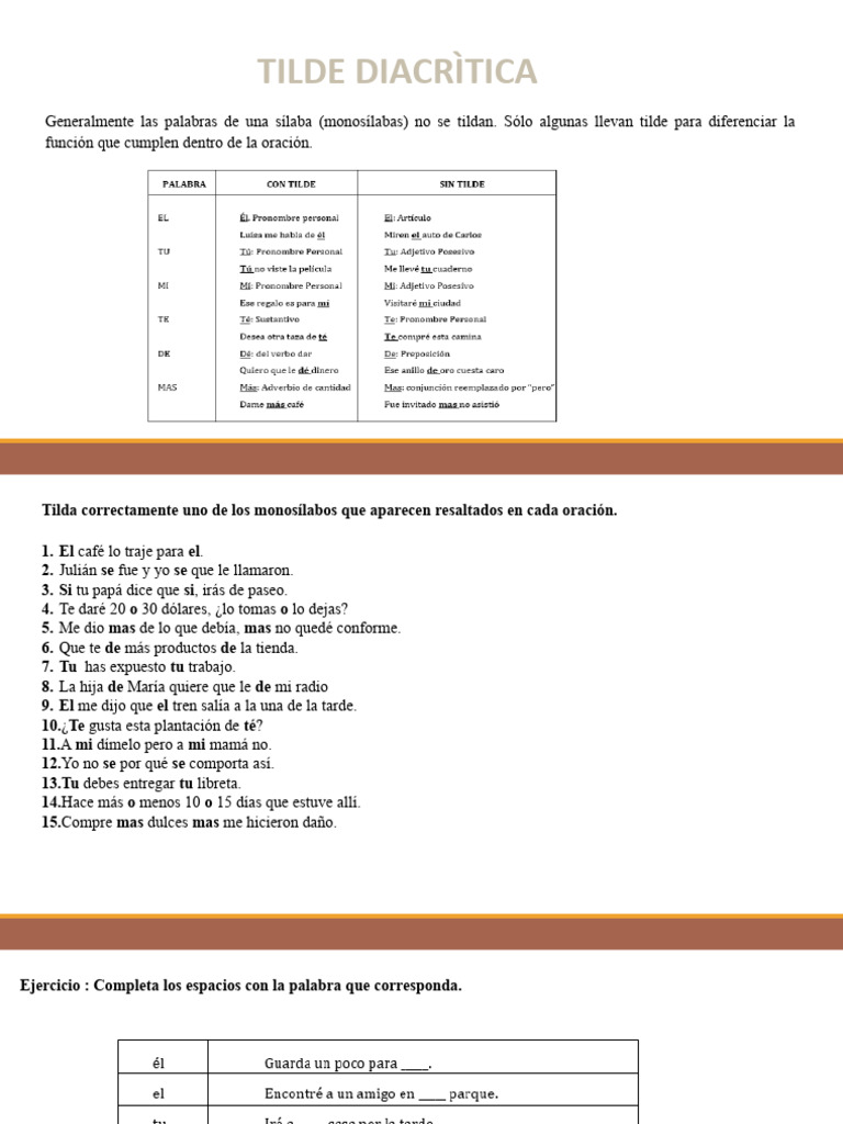 TILDE DIAcritica | PDF