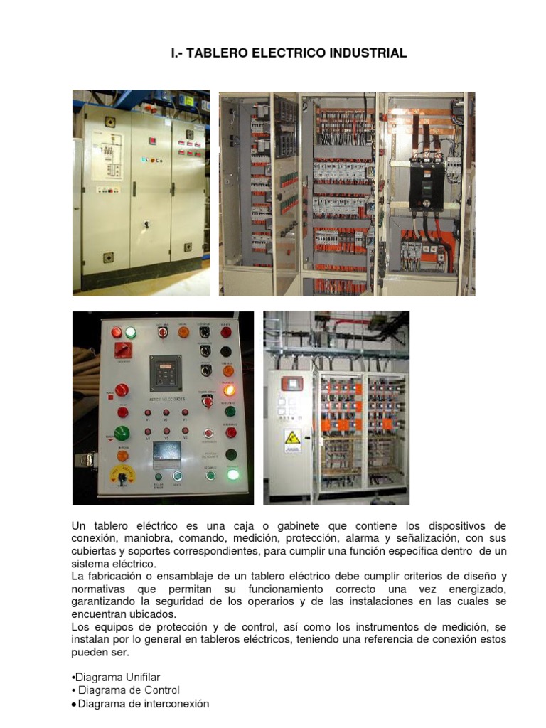 Tablero Electrico | PDF | Electricidad | Electromagnetismo