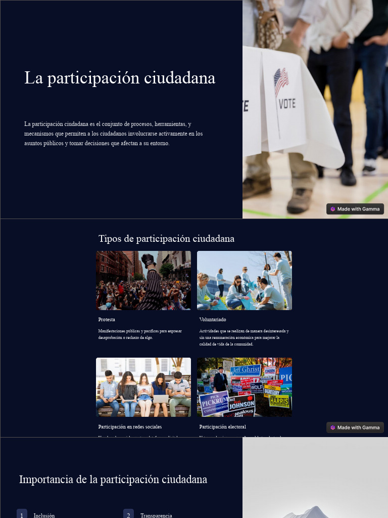 La Participacion Ciudadana | PDF | Participación pública | Democracia