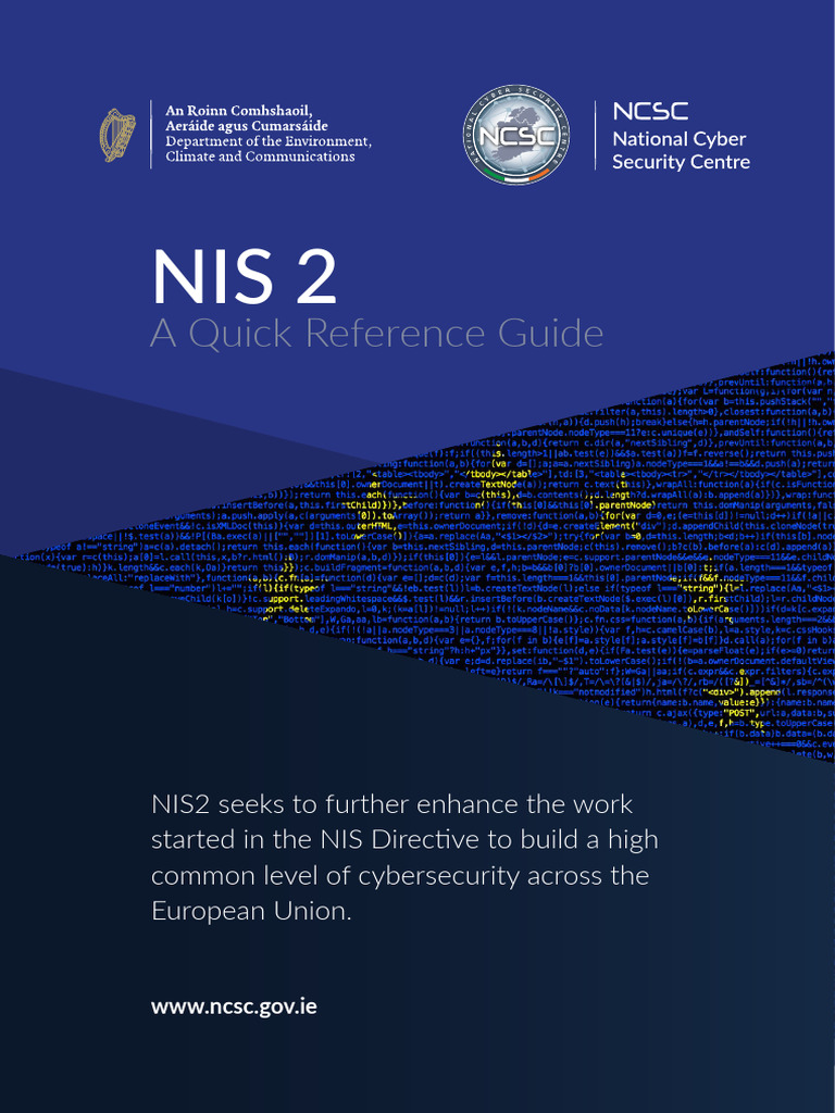 Nis 2 | PDF | Computer Security | Security