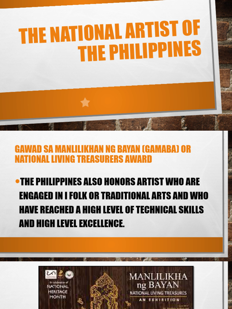 National Artists of the Philippines | PDF
