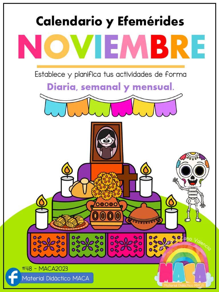 Efemérides de Noviembre 2023 | PDF