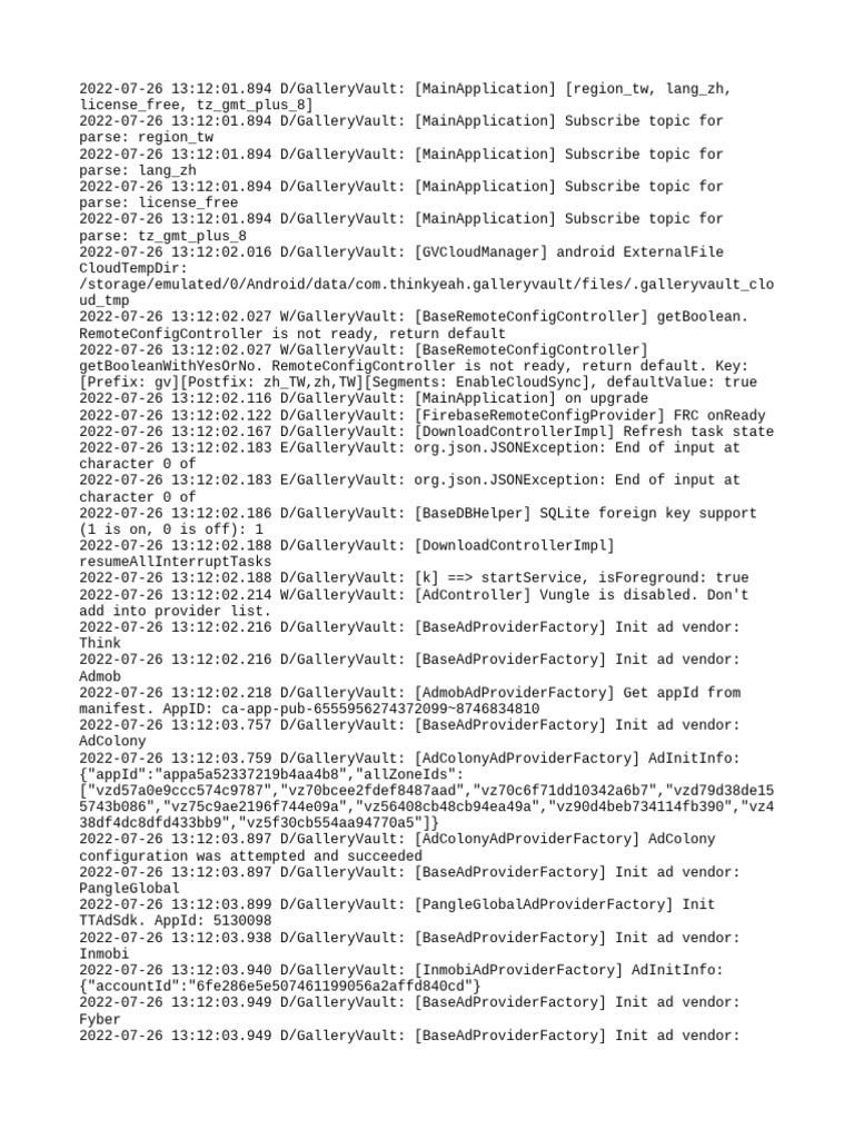 Log | PDF | Information Technology | Software Engineering