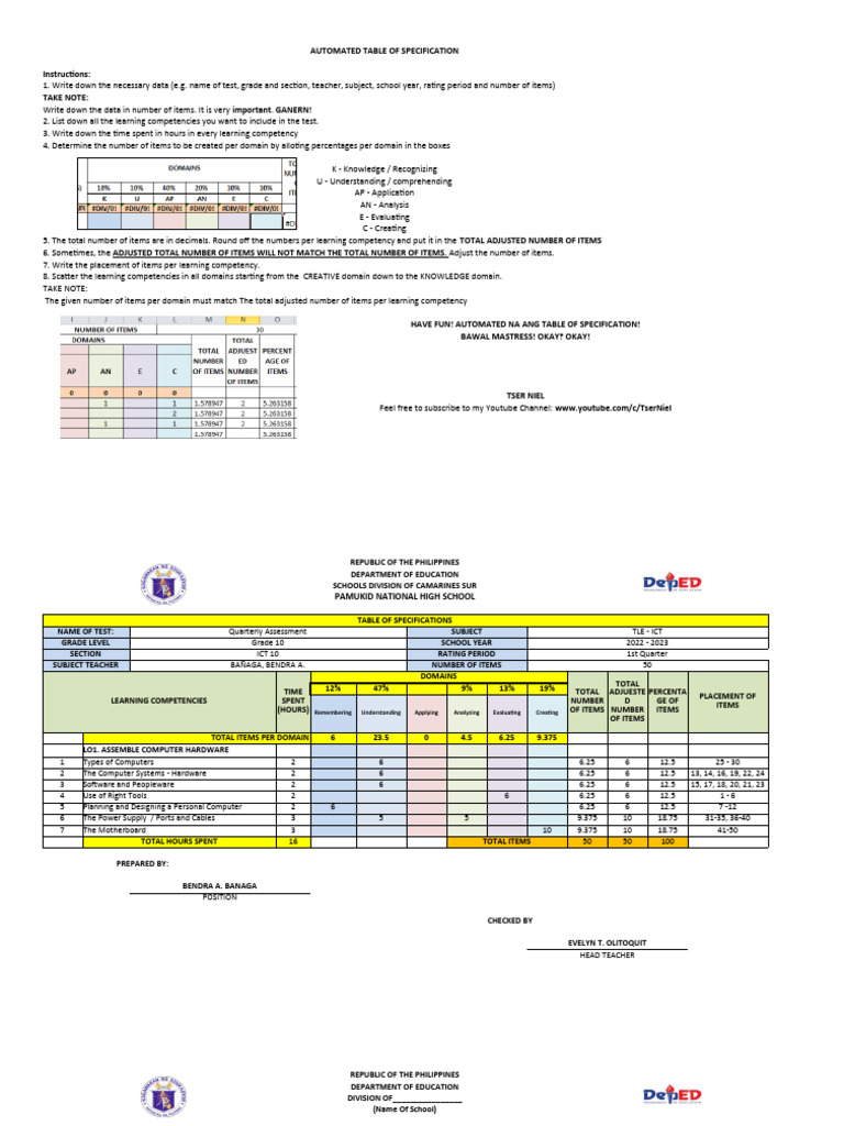 Ict 10 | PDF | Teachers | Educational Technology
