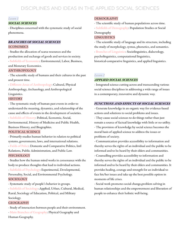 Diass Notes Pdf Psychotherapy Social Sciences