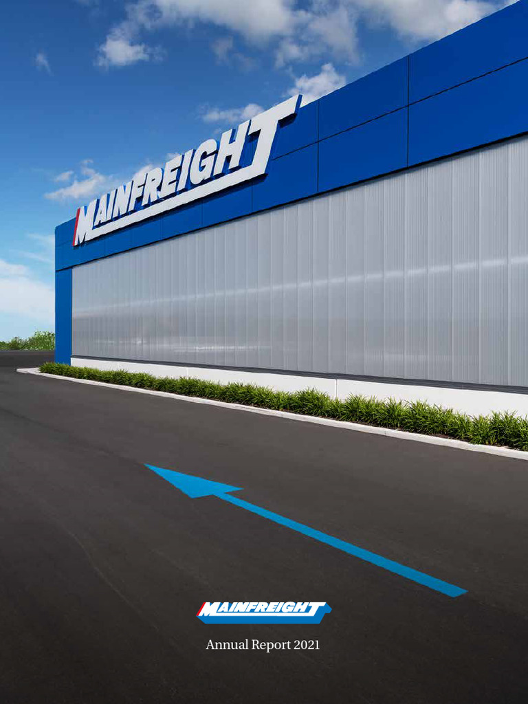 Mainfreight Annual Report 2021 Insights | PDF | Taxes | Water