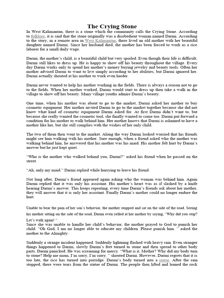 The Crying Stone | PDF