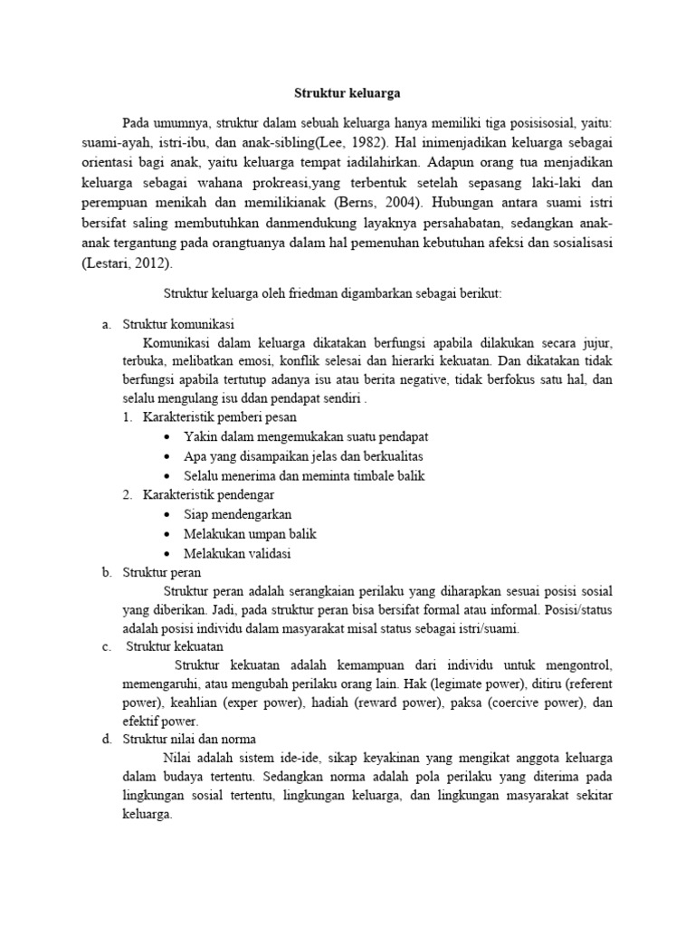 Struktur Keluarga Pdf 
