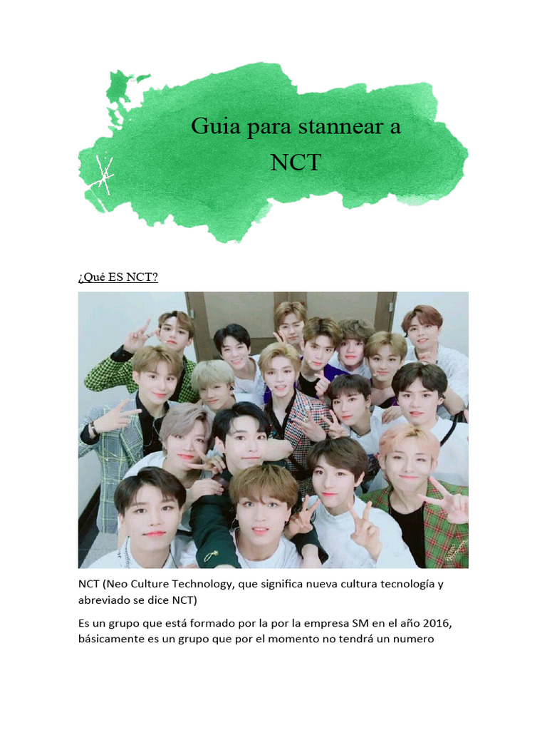 Guia para Stannear A NCT | PDF