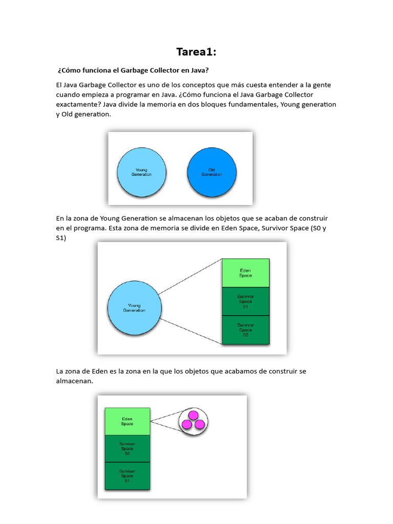 Tarea1. Cómo Funciona El Garbage Collector en Java | PDF