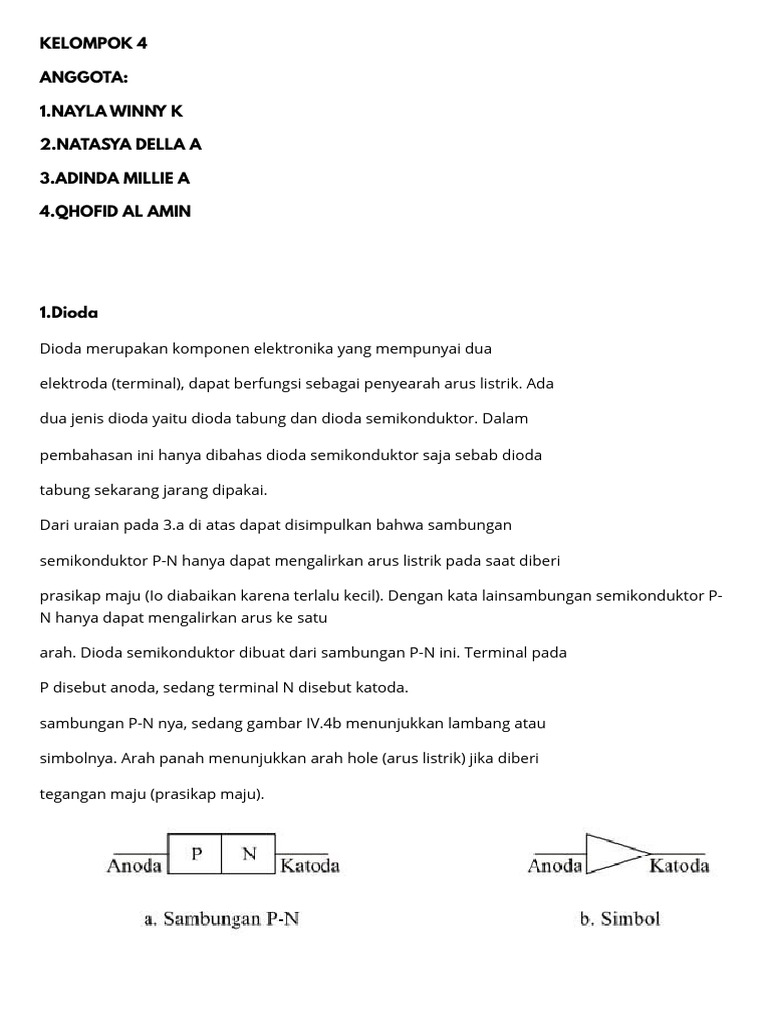 Panduan Dioda dan Kapasitor | PDF