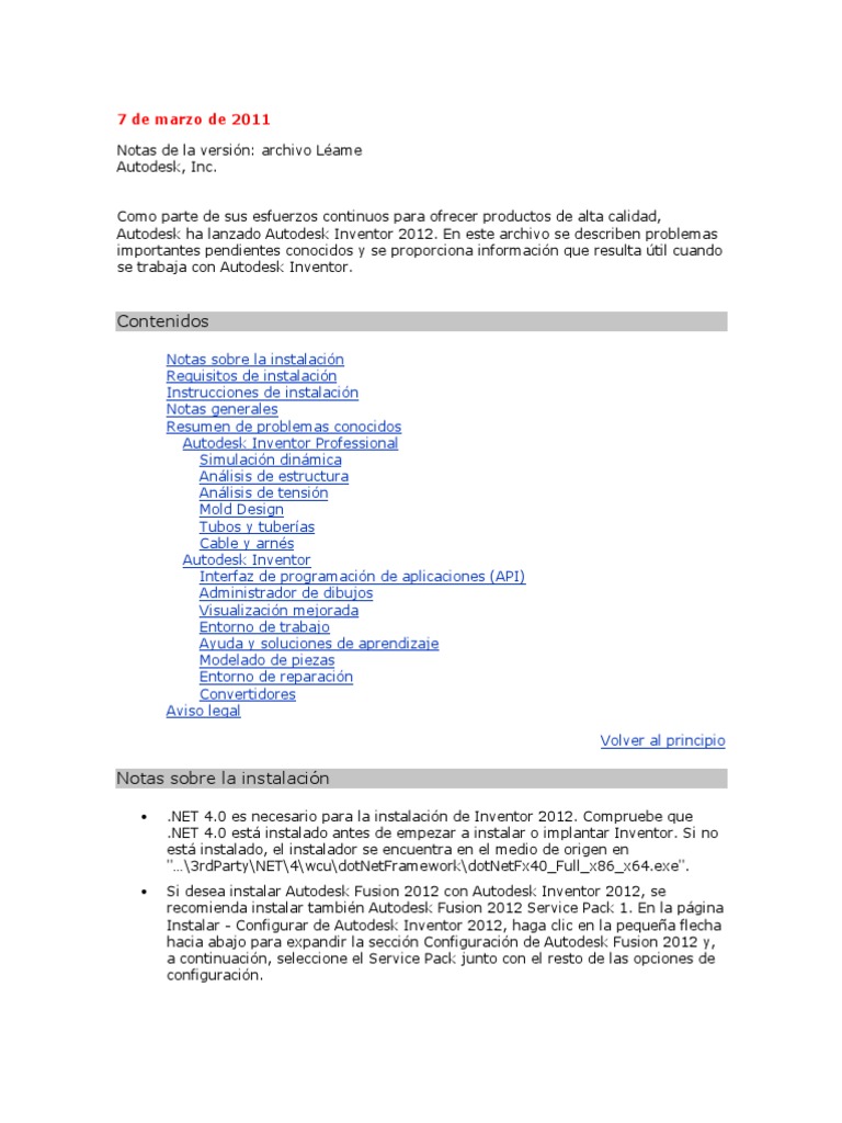 Inventor Contenido | PDF | Windows 7 | Microsoft Windows