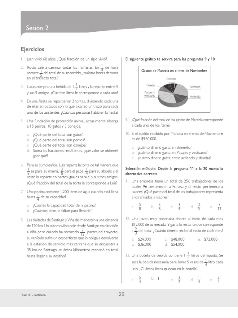 SESIÓN 2 (Ejercicios) | PDF