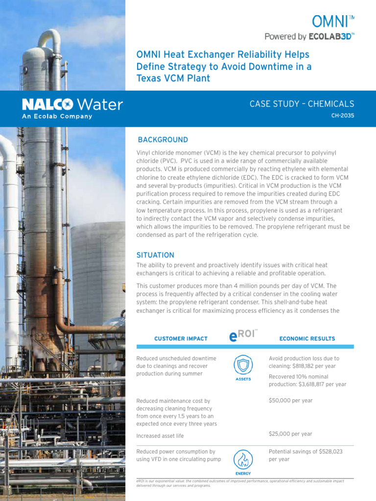 CH-2035 OMNI Helps Define Strategy To Avoid Downtime in A Texas VCM ... CH-2035 OMNI Helps Define Strategy To Avoid Downtime in A Texas VCM ...