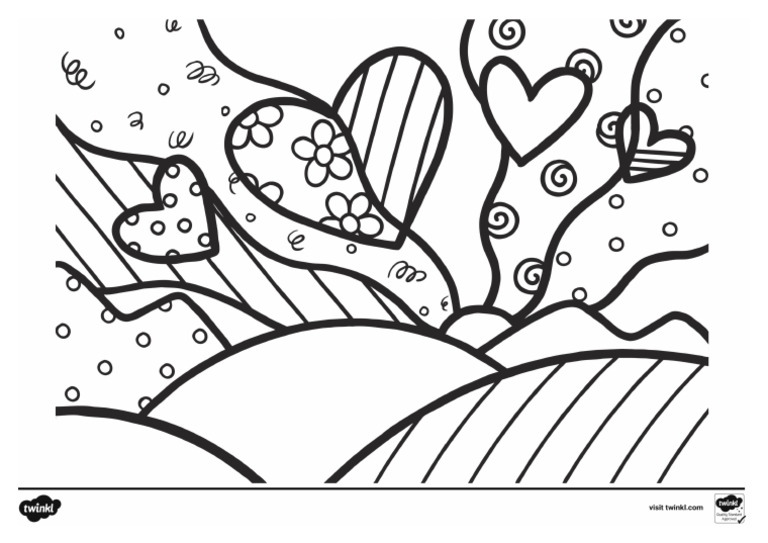 T TP 2661403 Romero Britto Coloring Pages Ver 1 | PDF