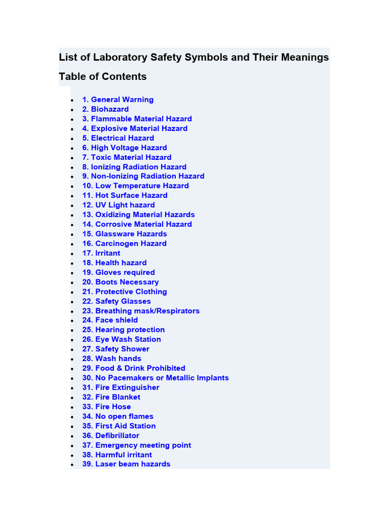 Lab Health and Safety | PDF | Laboratories | Personal Protective Equipment