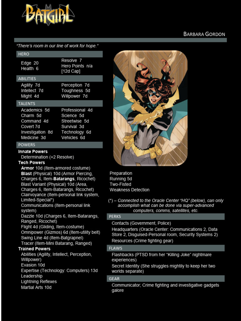 Gotham Characters For PNP | PDF