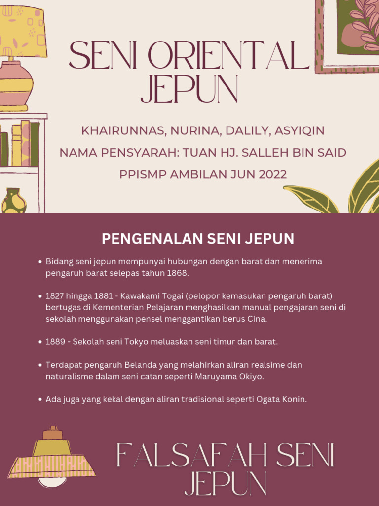 Seni Oriental Jepun | PDF