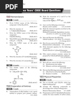 Amines PYQ | PDF | Amine | Organic Chemistry
