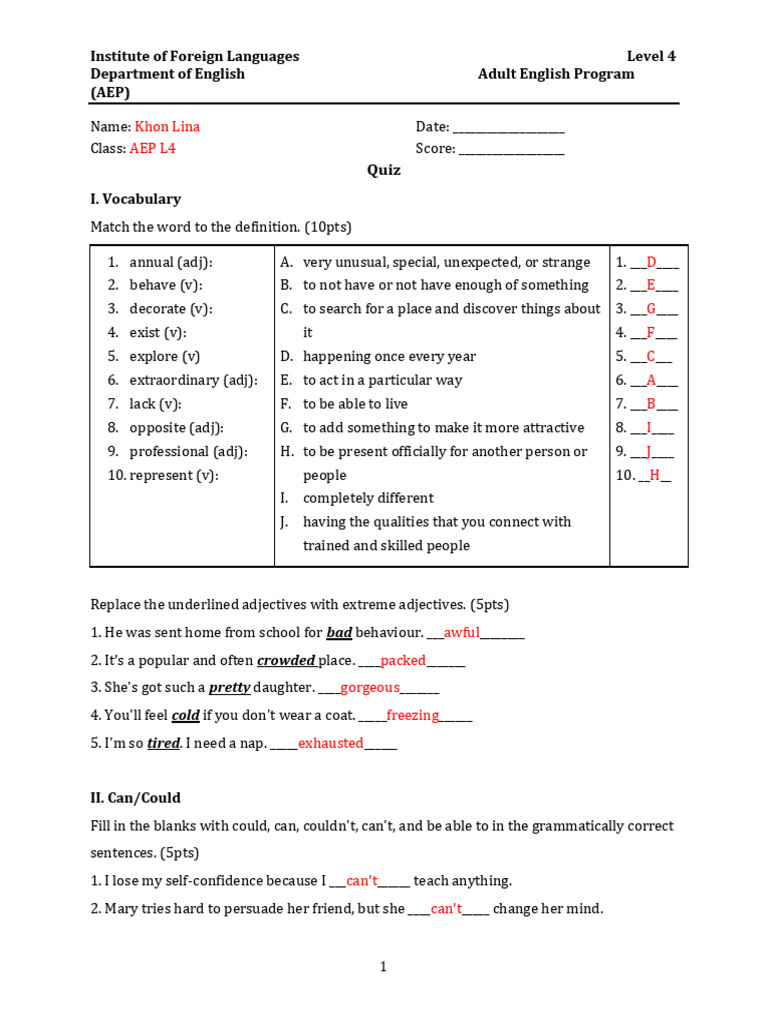Quiz 2 - Unit 7 & 8 | PDF