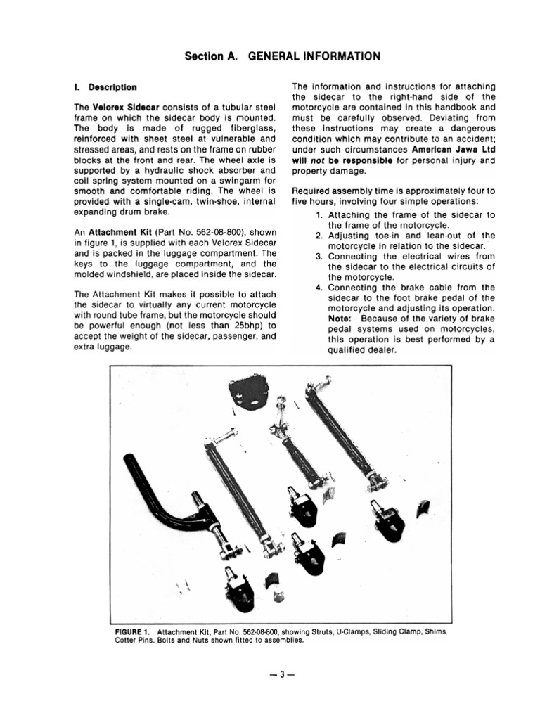 Sidecar Installation | PDF | Screw | Nut (Hardware)