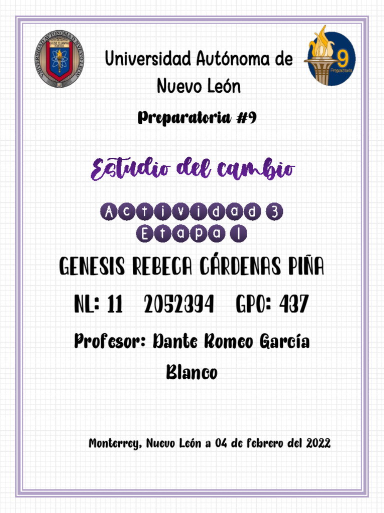 Actividad 3 Etapa 1 S3 EdC | PDF