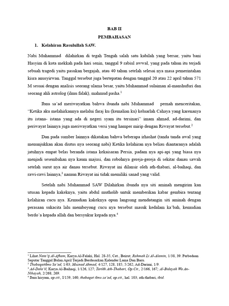 Sirah Nabawiyah Taufiq | PDF