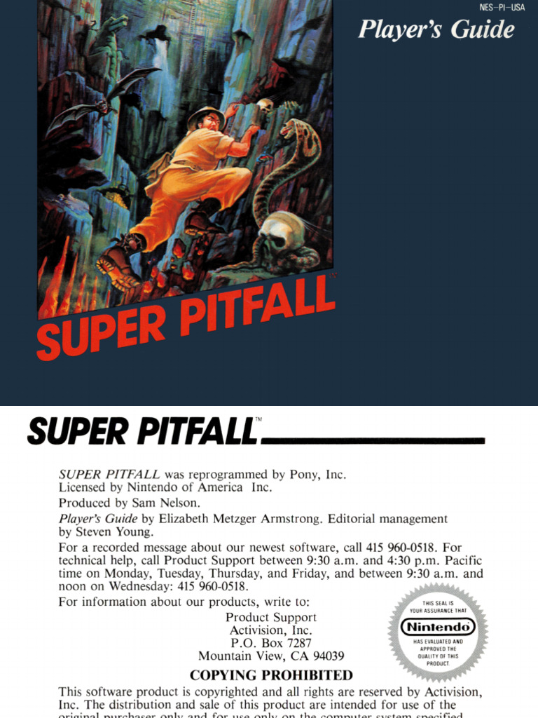 Super Pitfall - Manual | PDF