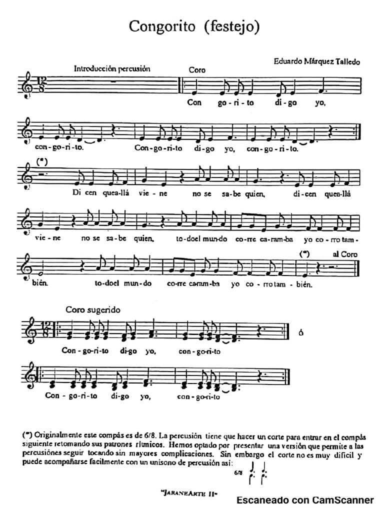 Congorito Festejo | PDF