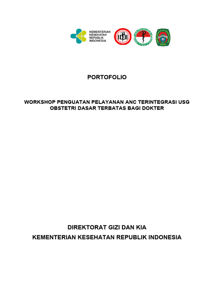 Portofolio WS ANC Terintegrasi USG | PDF