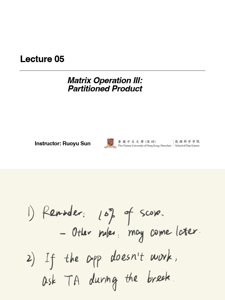 Lecture05 2023 Marked | PDF