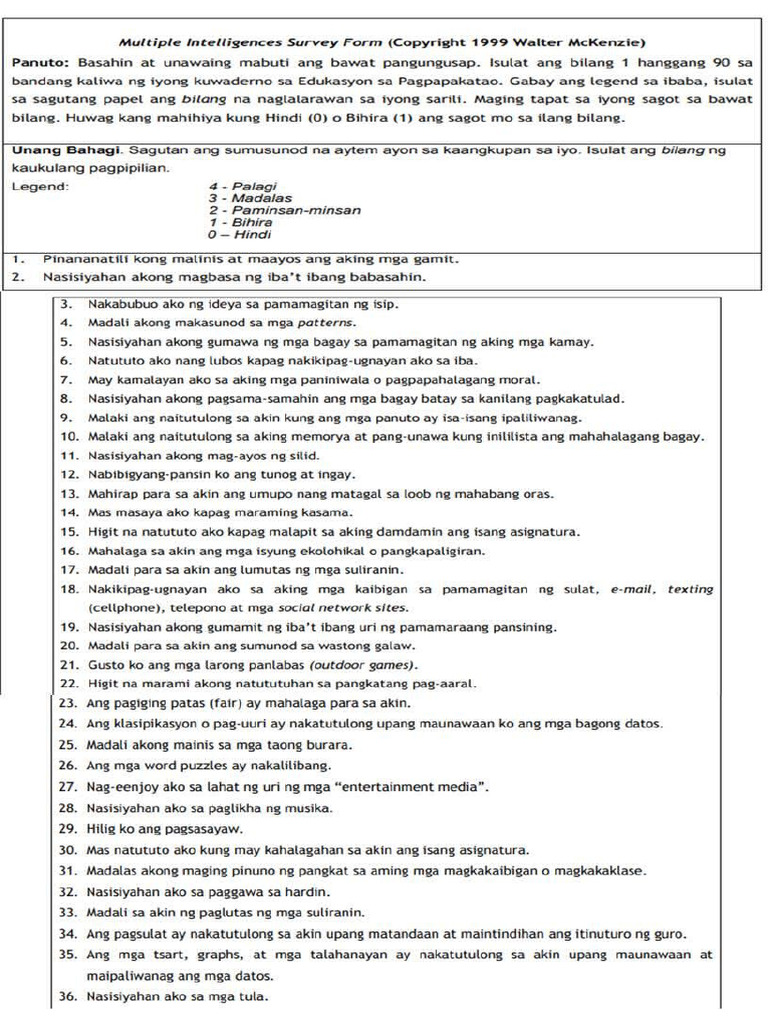 Mi Survey | PDF