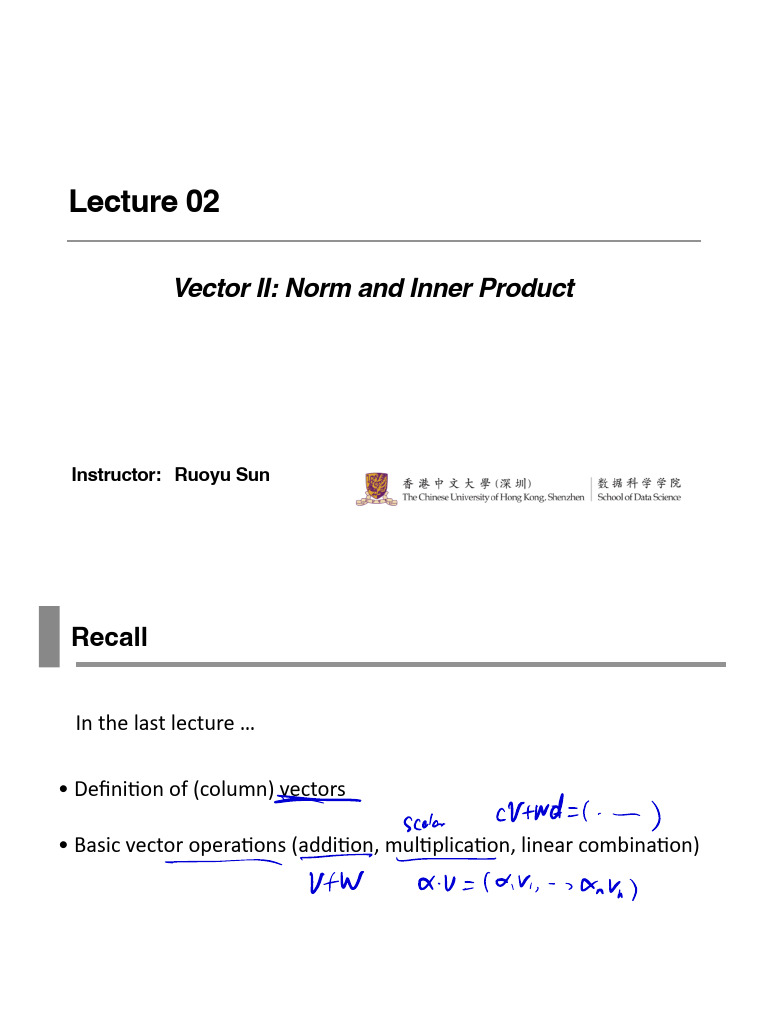 Lecture02 L03 Marked | PDF | Norm (Mathematics) | Functional Analysis
