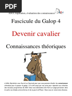 Théorie du Galop 5 : Apprentissage et Techniques | PDF | Allure ...