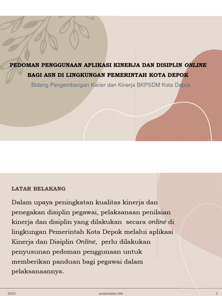 Pedoman Aplikasi Kinerja Mobile KMob | PDF