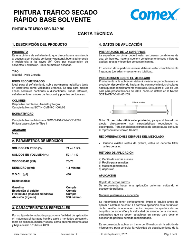 CT Pintura Trafico Secado Rapido BS | PDF | Pintar | Usuario (informática)