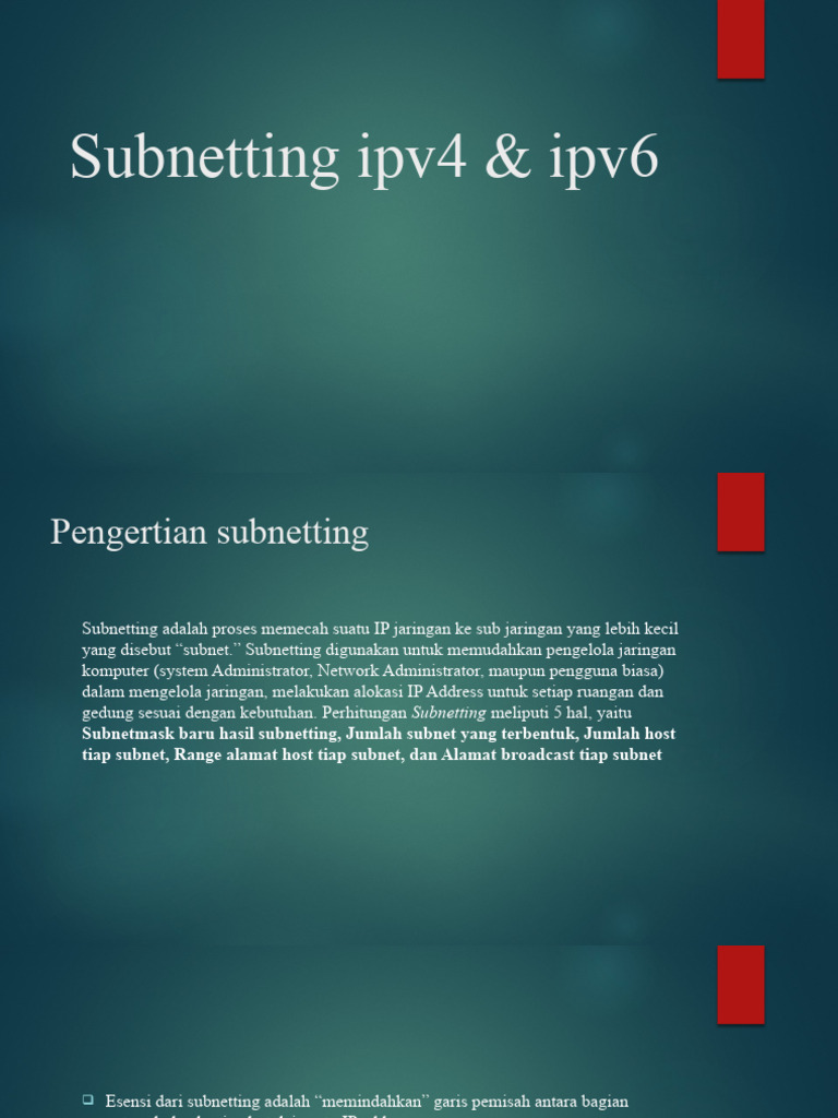 Materi Subnetting | PDF