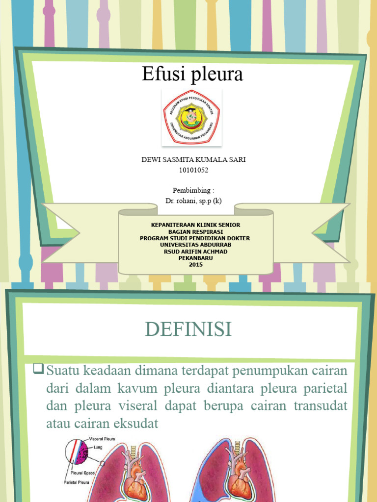 Efusi Pleura | PDF