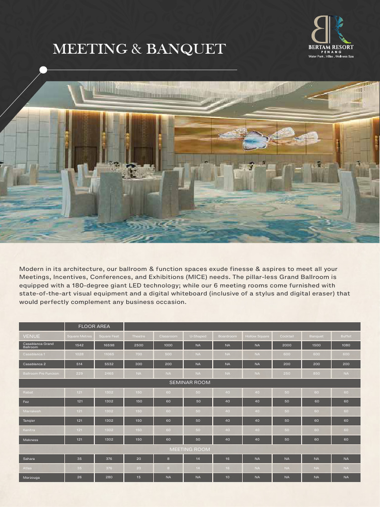 Bertam Resort Banquet-A4 | PDF