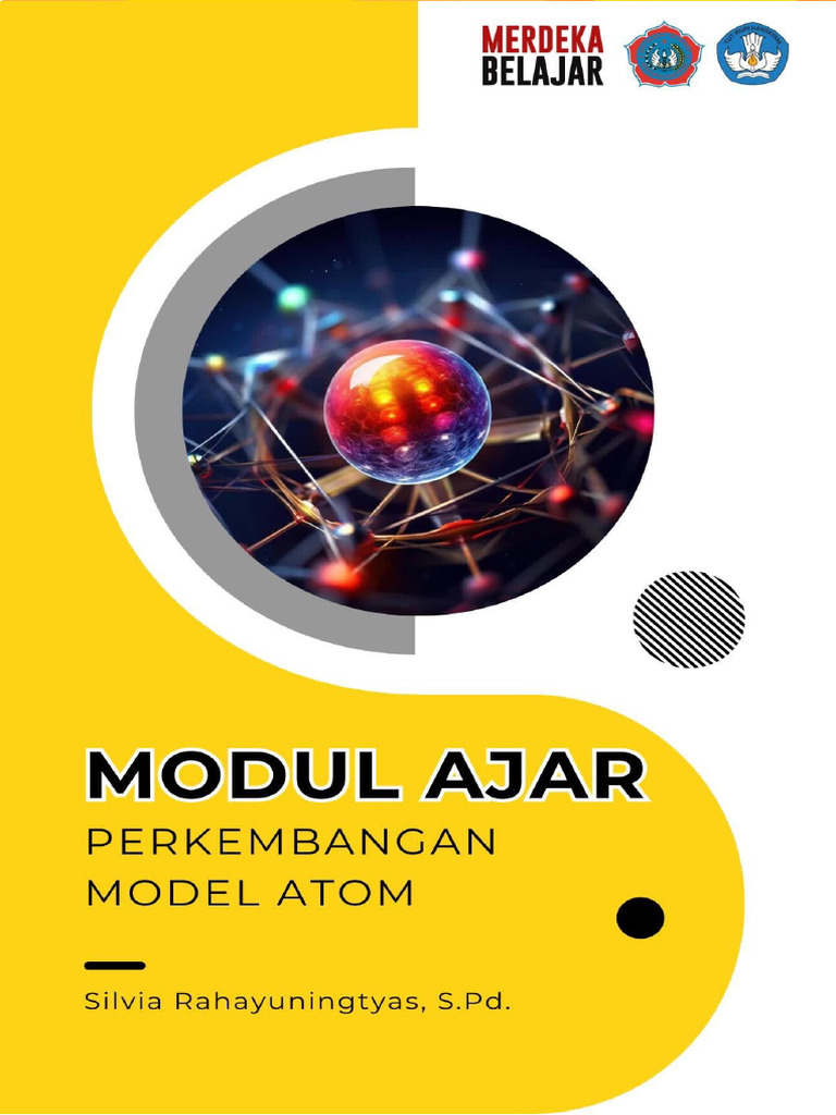 Modul Ajar - Perkembangan Model Atom | PDF