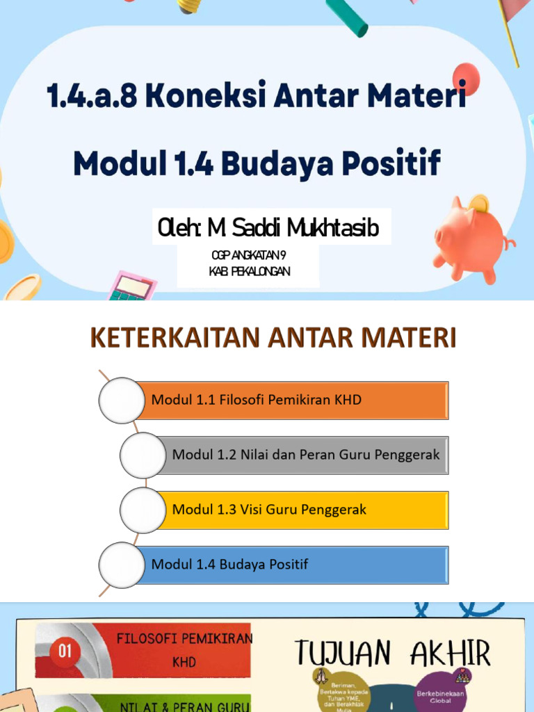 Koneksi Antar Materi Modul 1 CGP | PDF