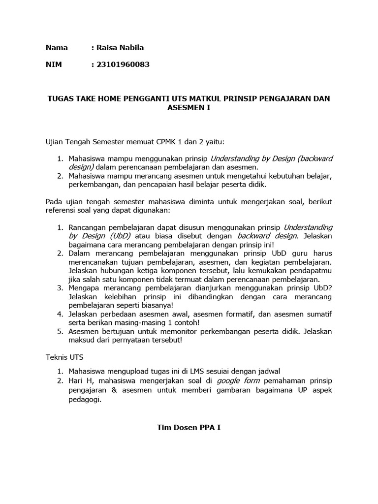 UTS-PPA-Raisa Nabila-23101960083 | PDF