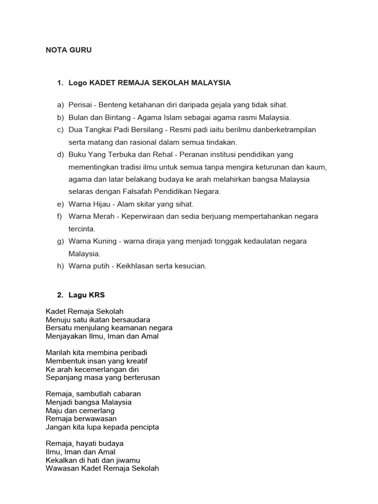 Nota Guru | PDF